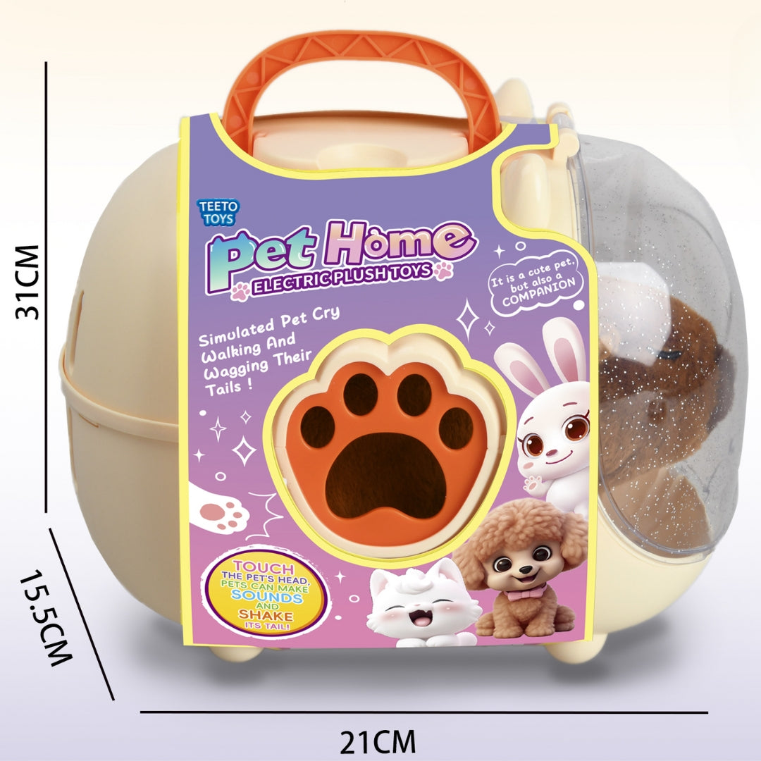 Electronic Pet Capybara Plush Toy - Toys for Toddlers - White ...