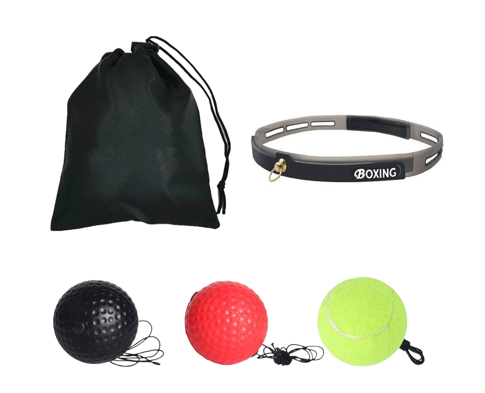 Boxing Reflex Speed Ball with 3 Balls for Different Difficulty Levels ...