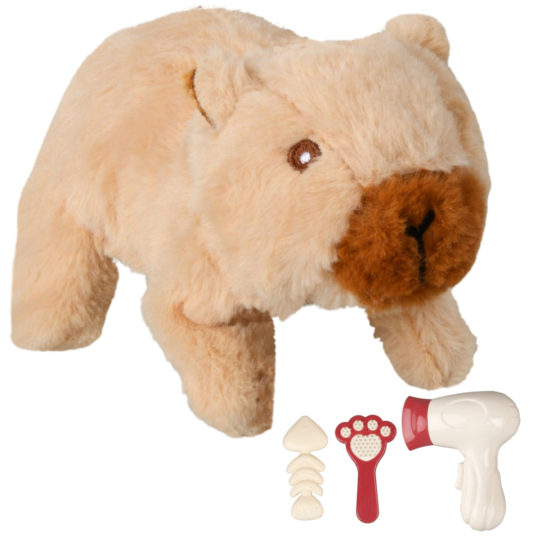 Electronic Pet Capybara Plush Toy - Toys for Toddlers - White ...